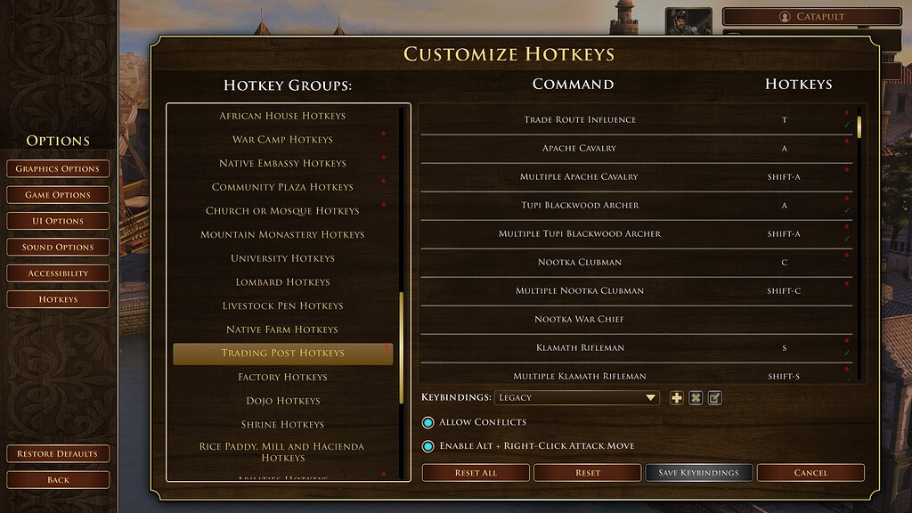 No option to assign hotkeys for Sufi/Tengri - III - Report a Bug - Age of Empires Forum