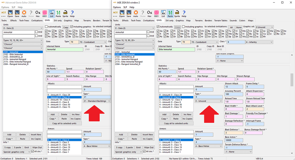 Elite Immortal (melee mode) is not affected by Arson - II - Report a Bug - Age of Empires Forum