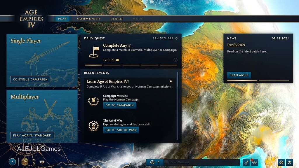 Please change AOE4 menu - IV - Discussion - Age of Empires Forum