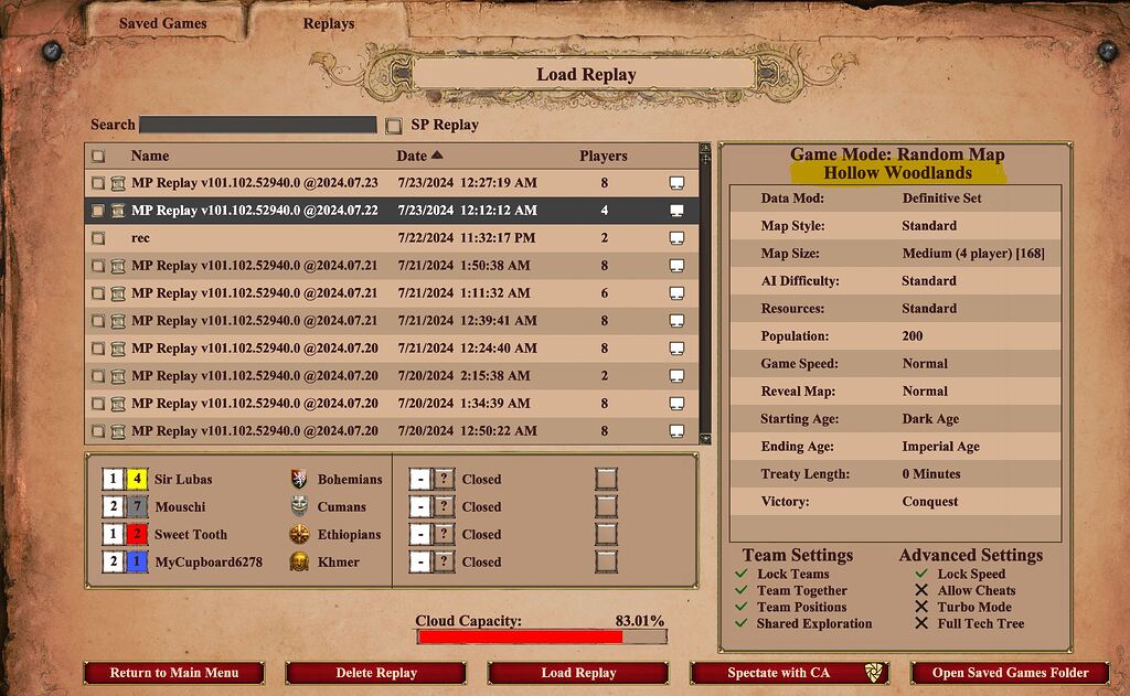 Played Ranked Team Random Map not in Map Pool - II - Report a Bug - Age ...