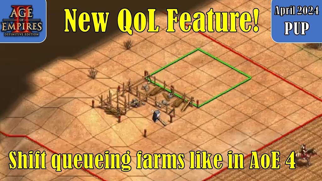 AoE2 is getting Farm auto-placement QoL. Hausa & Ethiopians when? - III - Discussion - Age of ...