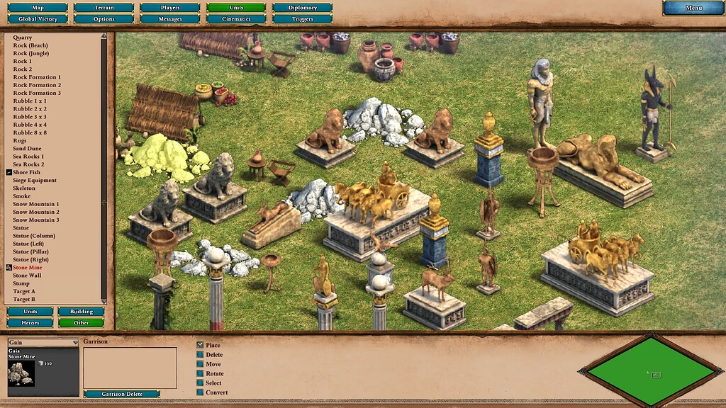 ROR statues and eye candy sprites are STILL BLUR even with the Oct PUP ...
