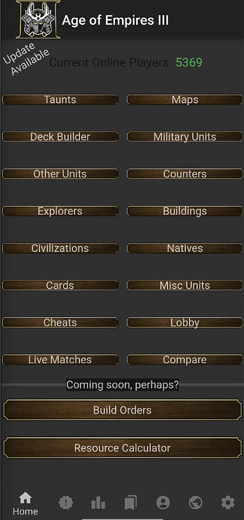 AoE 3 Companion (Mobile App) - III - Discussion - Age of Empires Forum
