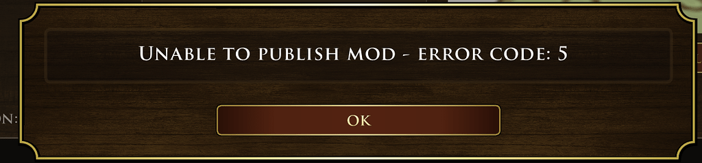 Loggin in the AOE mainsite leads to Error, Uploading mod as well - III - Report a Bug - Age of ...