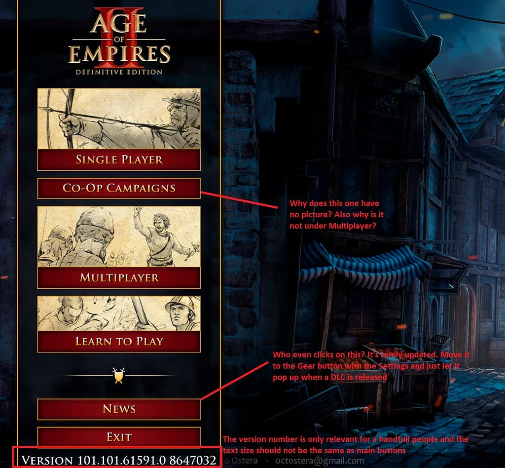 Why is the main menu still such a big chaotic mess? - II - Discussion ...