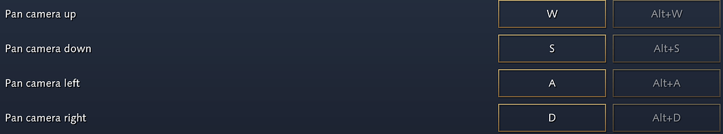 WASD Camera Movement Keybind Doesn't Work - IV - Report a Bug - Age of ...