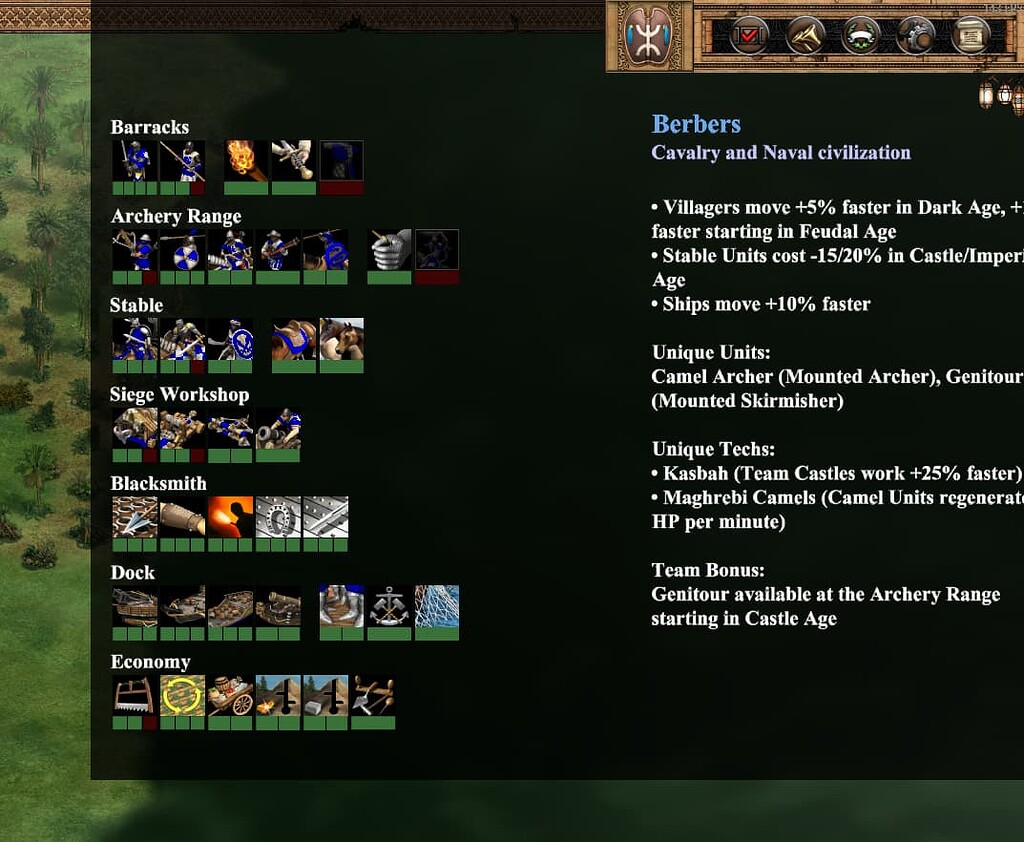 Civ description gets clipped on ultra wide monitor - II - Report a Bug - Age of Empires Forum