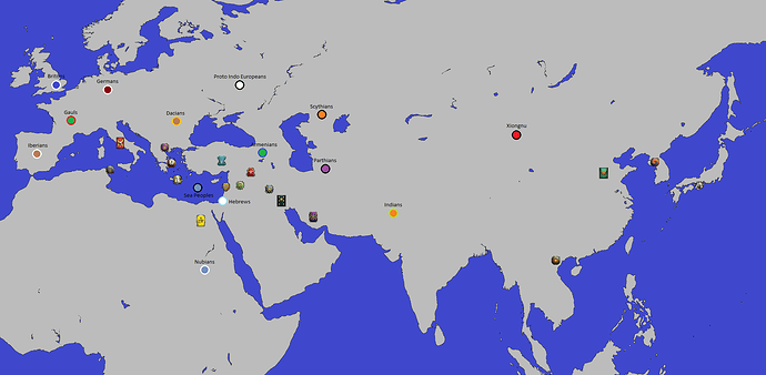 ROR : map of existing and potential civs - II - Discussion - Age of ...