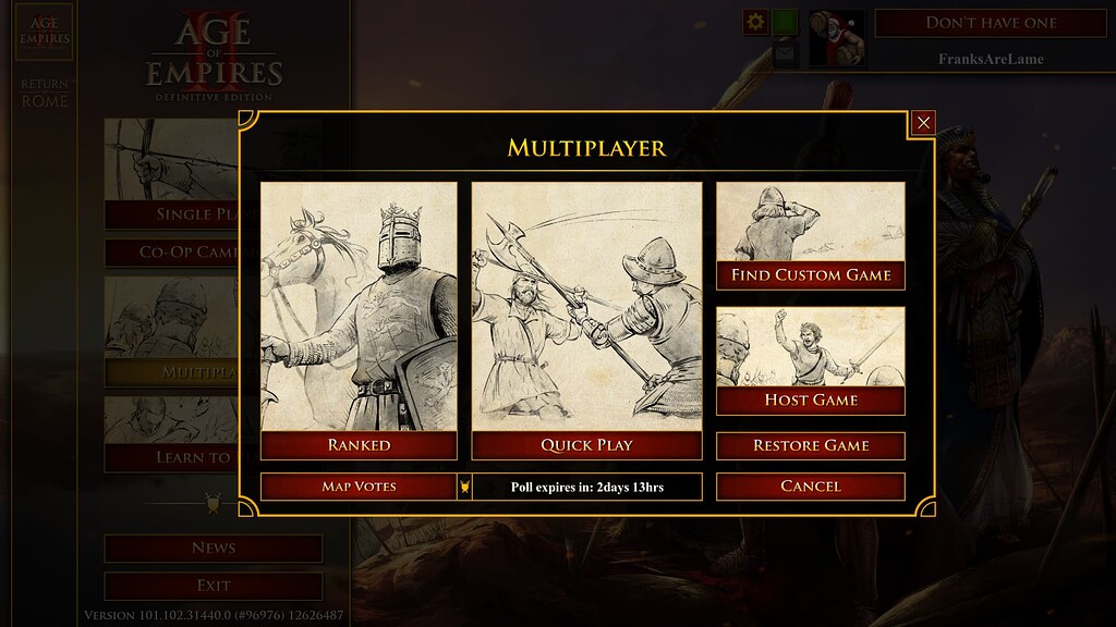 Appreciation for the Ranked Map Rotation Interface Update - II ...