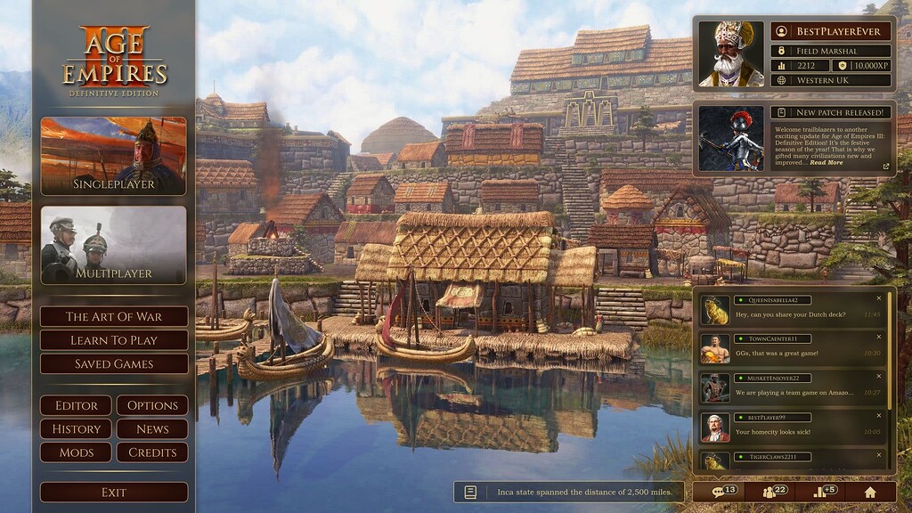 UI refresh and improvement - III - Discussion - Age of Empires Forum