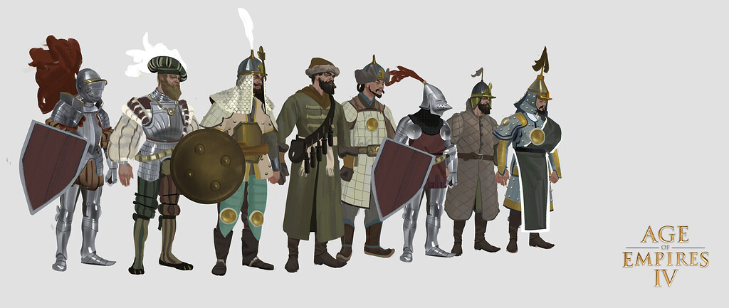 AOE4 characters: Artstation - IV - Discussion - Age of Empires Forum