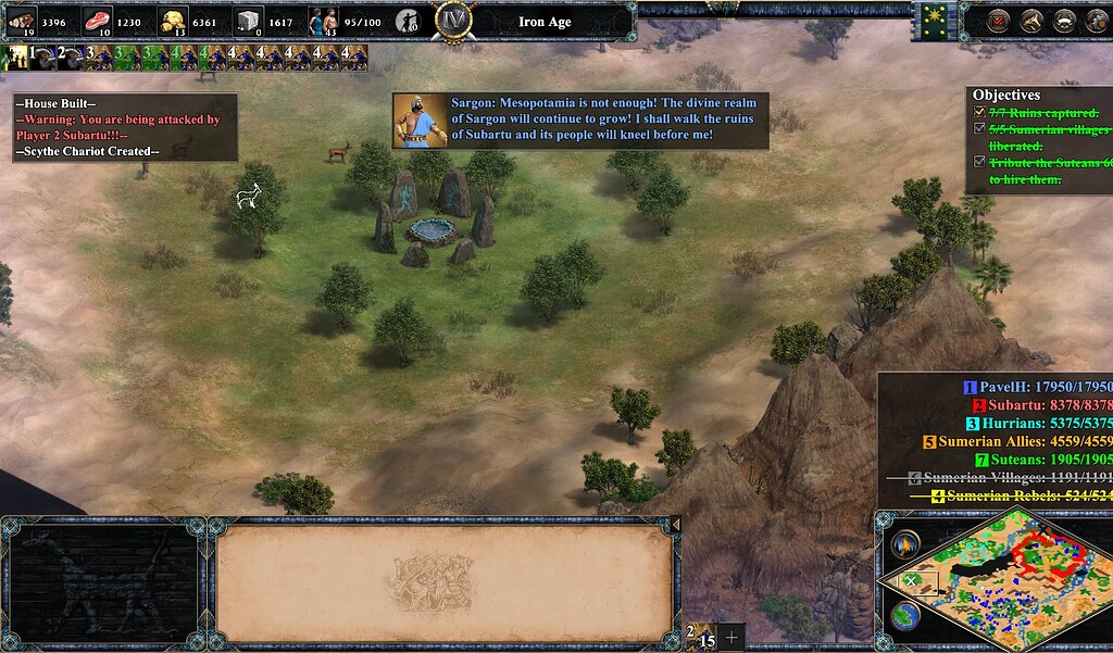 Subartu campaign counts Hurrians as allies for victory progression even ...