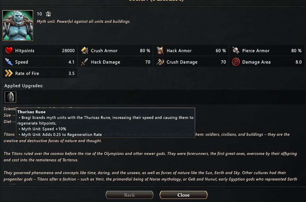 Thurisaz Rune does not give Titan regeneration rate - Report a Bug ...