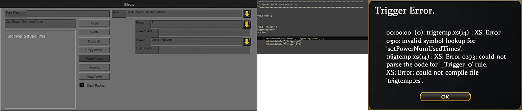 Editor Trigger Bug - Report a Bug - Age of Empires Forum