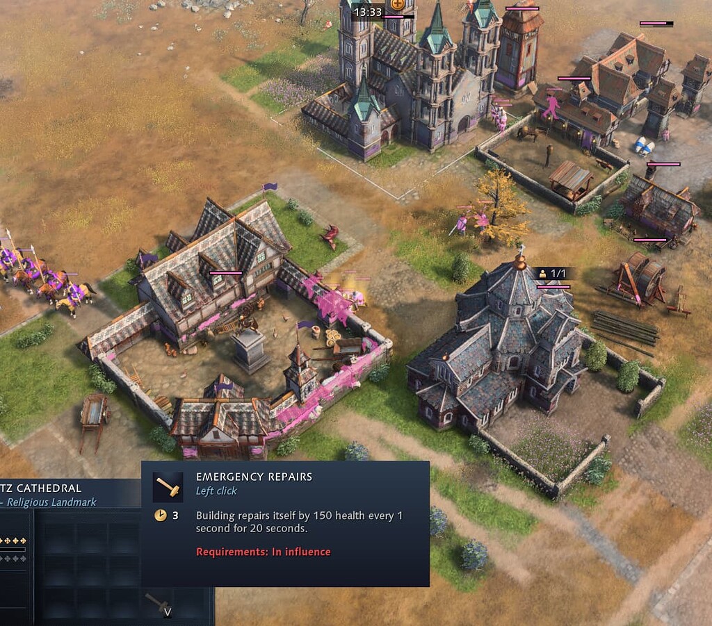 HRE Emergency Repair bug on Regnitz Cathedral - IV - Report a Bug - Age ...