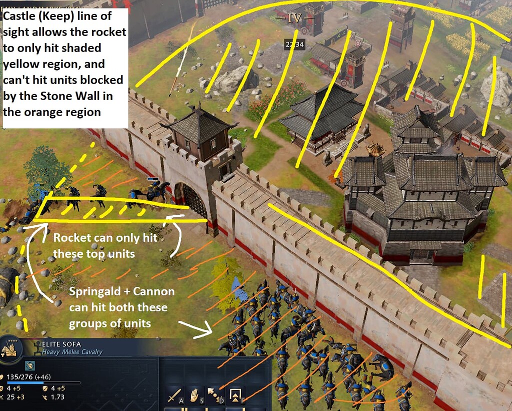 Japanese - Castle/Town Center + Rocket Emplacement - Rocket cannot ...