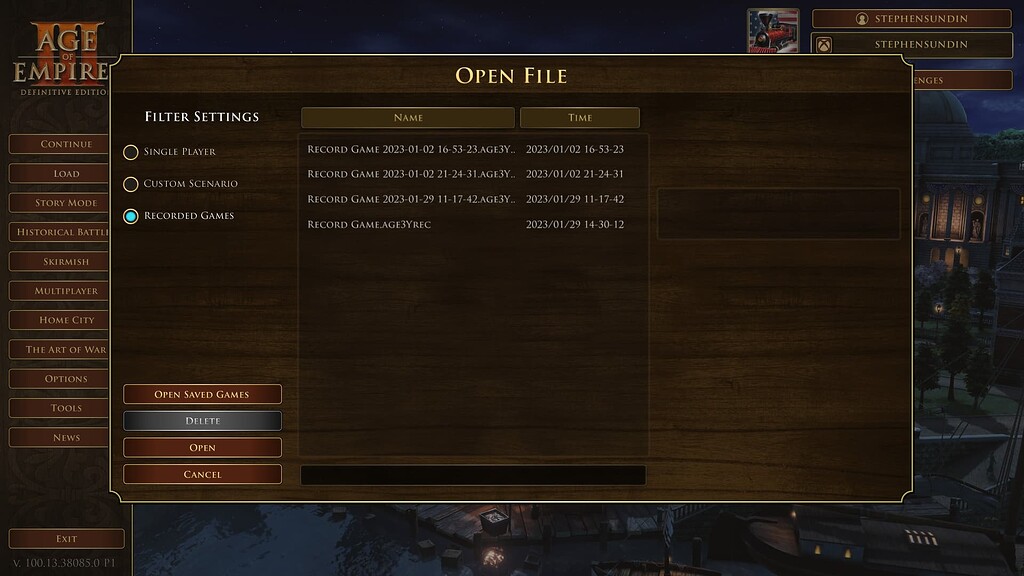 Feature Request: Add an Optional Automatic Game Recording for Single ... Feature Request: Add an Optional Automatic Game Recording for Single ...