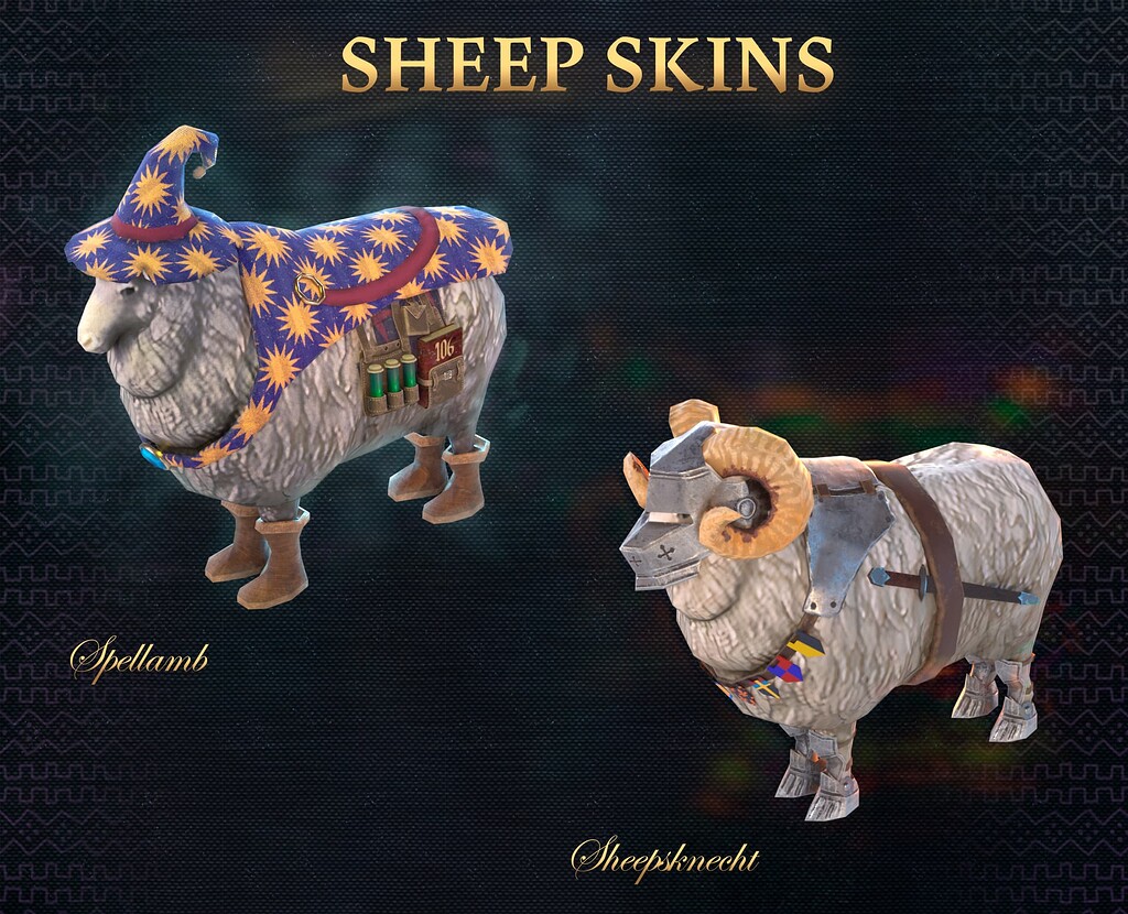 Skins for sheeps artwork [Paid customization discussion megapost] - IV ...