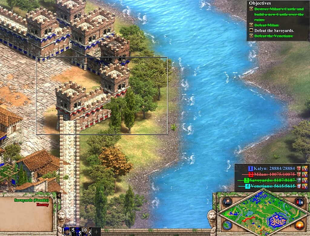 Viva Sforza! (Sforza 5/5) Scenario - Low-priority Bug - II - Report a Bug - Age of Empires Forum