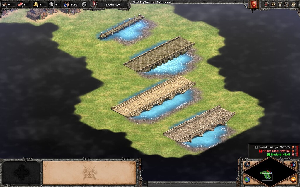 Removing the water from bridges to create dock side for ports - II ...