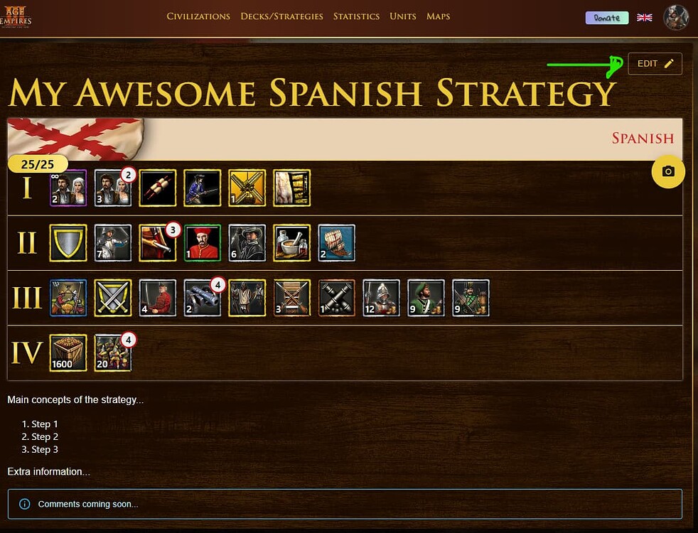 Share your decks and strategies with all the world! AOE3 Home city App ...