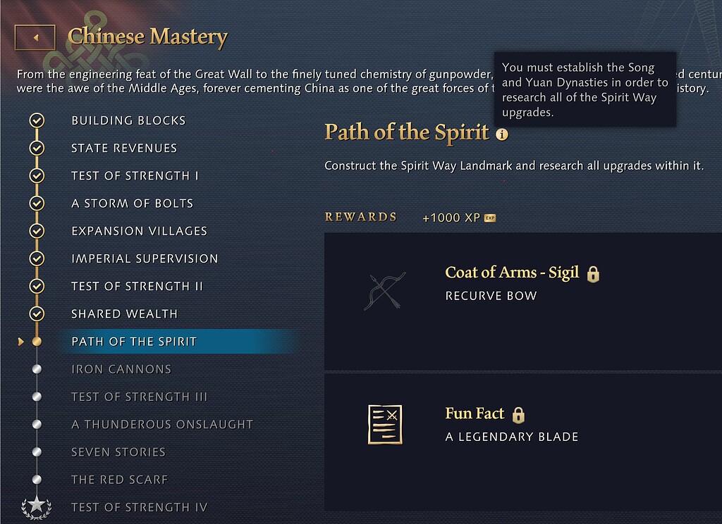 Unable to complete Chinese Mastery challenge #9 - Path of the Spirit ... Unable to complete Chinese Mastery challenge #9 - Path of the Spirit ...