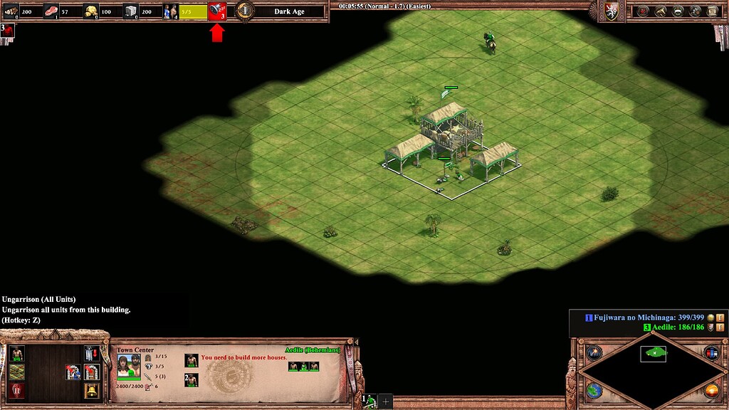 Ungarrison Hotkey Bug Ii Report A Bug Age Of Empires Forum