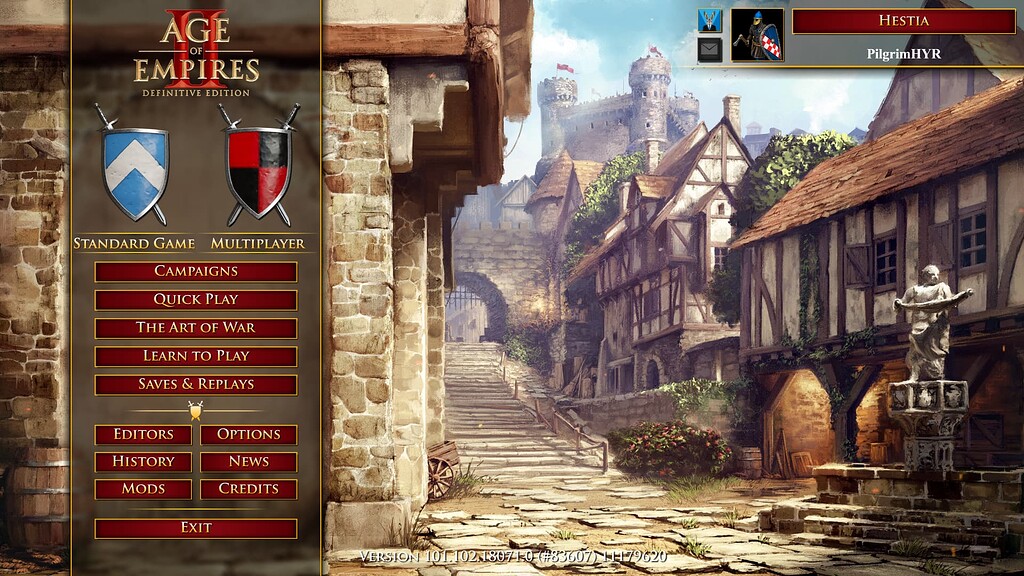 Old Main Menu is back - II - Discussion - Age of Empires Forum