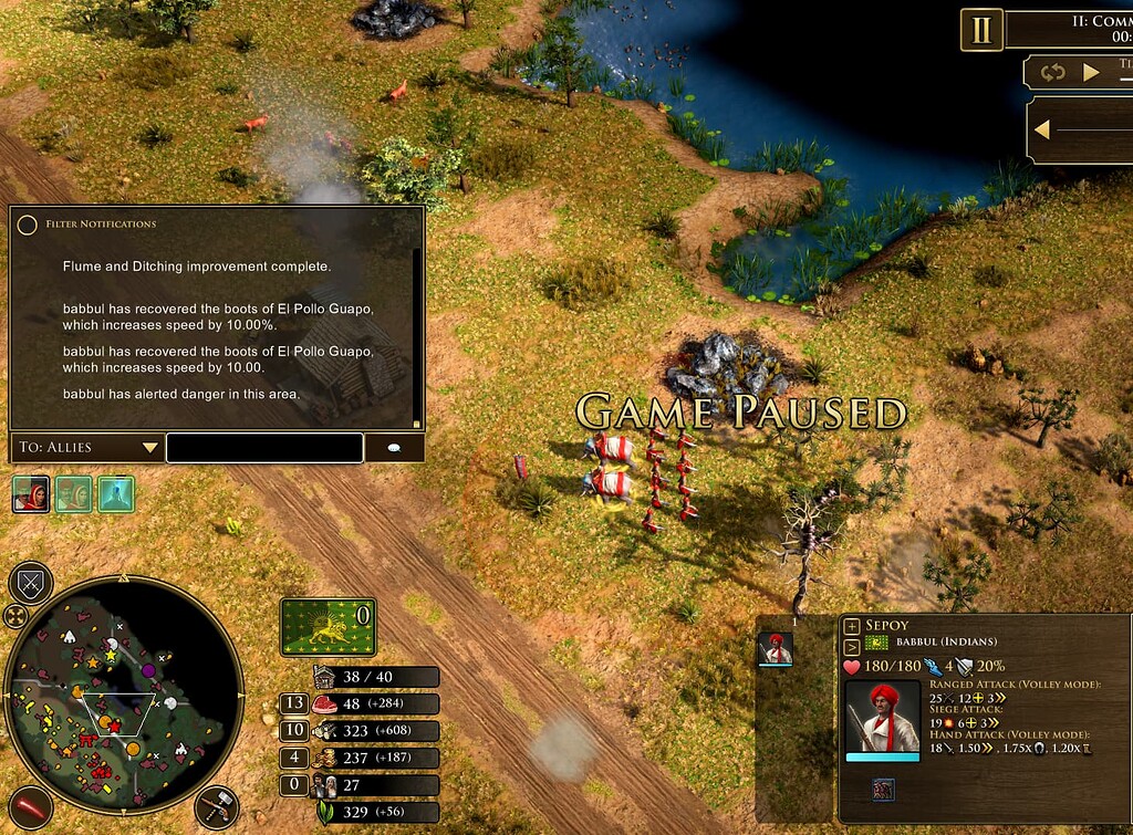 Bug on treasure of 10% speed competitive map - III - Report a Bug - Age of Empires Forum