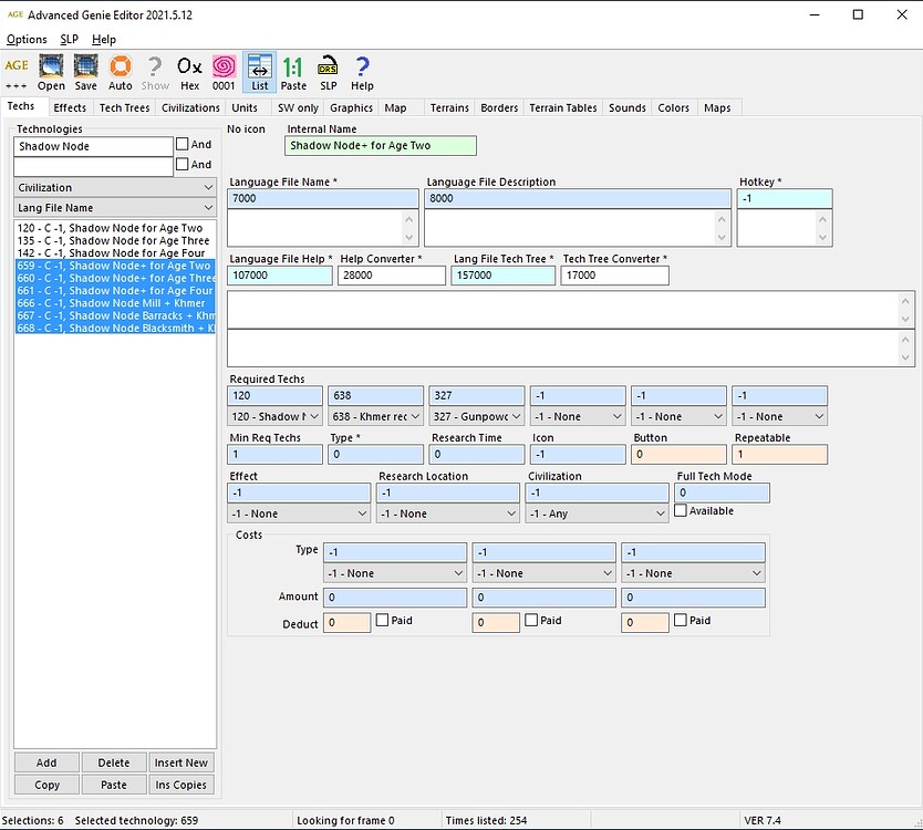 Creating Custom OP civs with Advanced Genie Editor - II - Modding - Age of Empires Forum