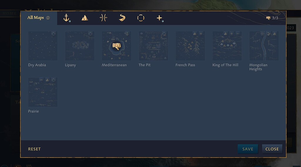 Ranked Map Vetos - Unable to use all 3 in Ranked 1v1 and Teams - IV ...