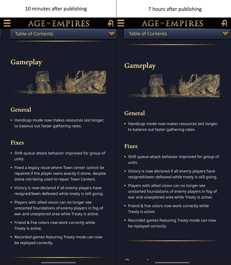 Patch Notes: There should be (more) transparence about edits and ...