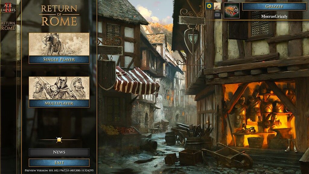 Changing the menu background for AoE2 DE also affects the RoR expansion - II - Report a Bug ...