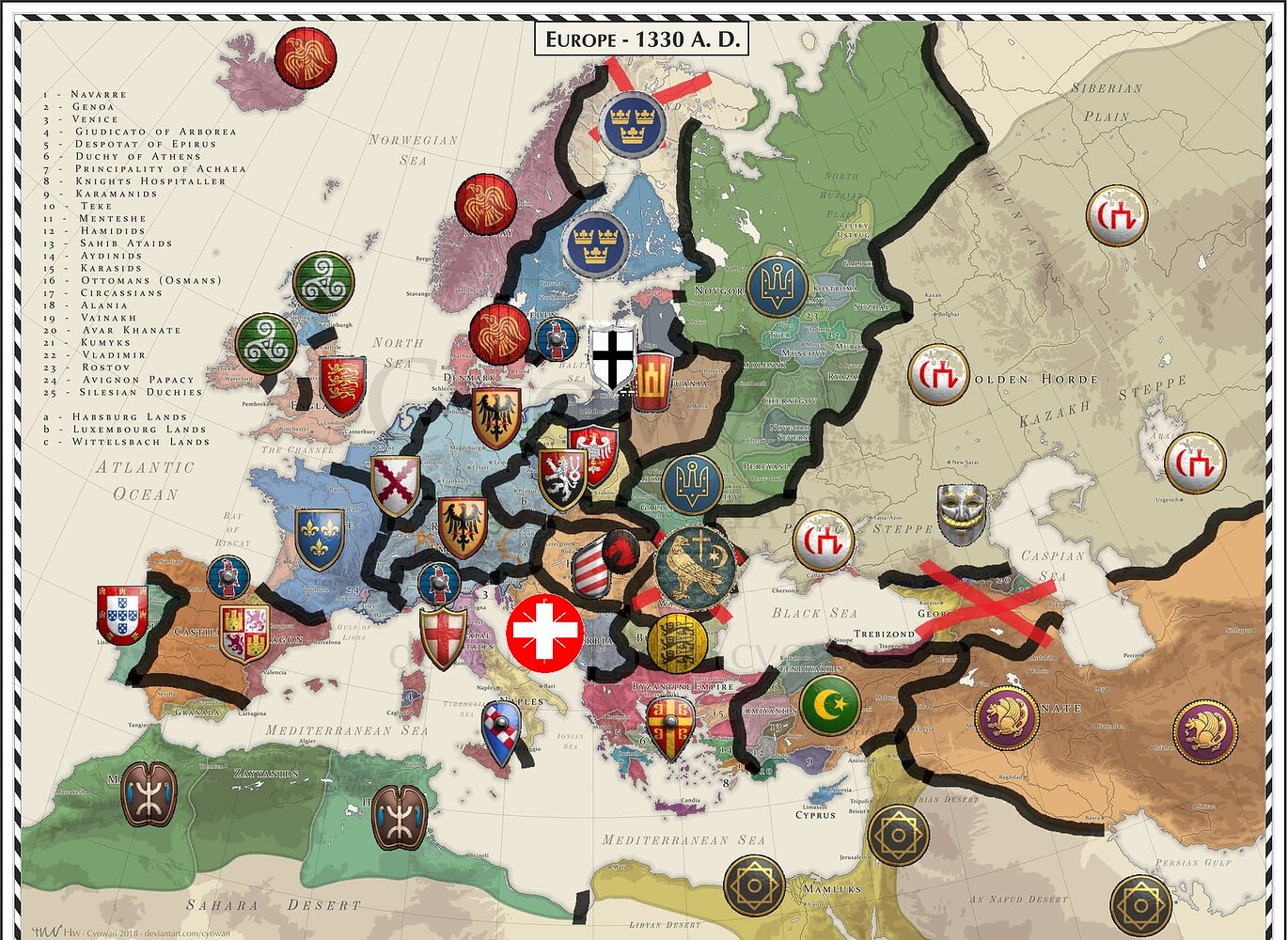 My AOE2 Civ map (post DotD) - II - Discussion - Age of Empires Forum