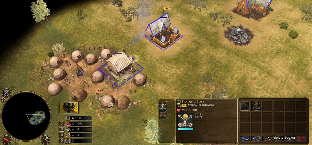 Native TP Control Group UI Bug - shows trade route TP instead of minor ...