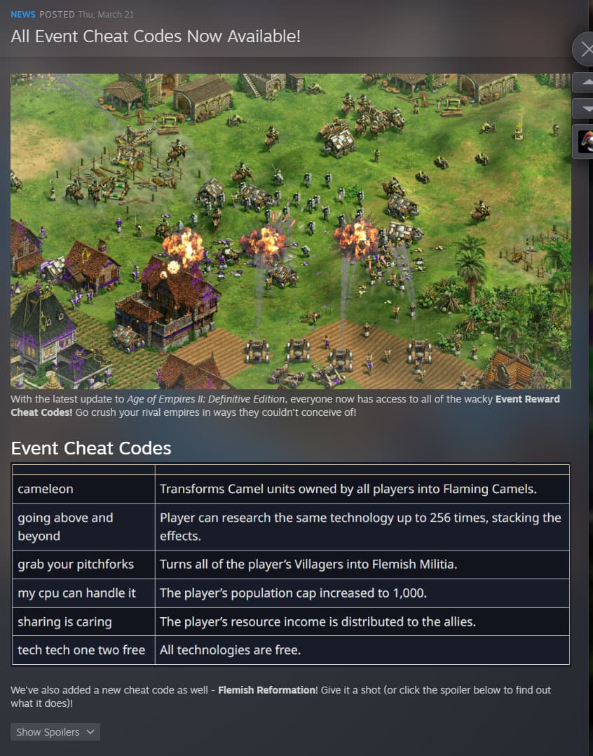 AoE2 devs: Please stop trying to experiment and just listen to the community - Page 9 - II ...