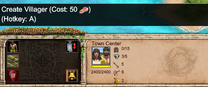 "Research Loom" and "Create Villager" share the same hotkey "A" for "HD ...