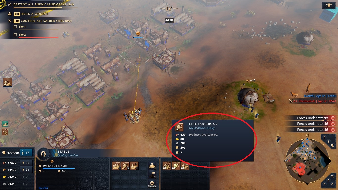 Keshik x2 says Lancer x2 - IV - Report a Bug - Age of Empires Forum