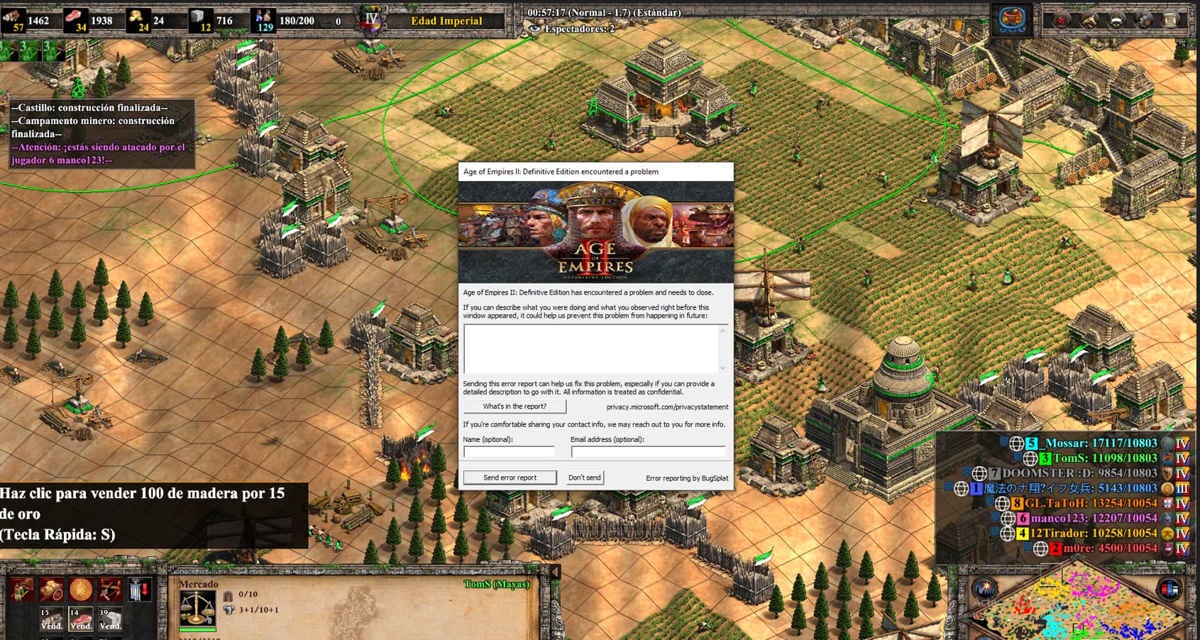 TG is having a lot of bugs - II - Report a Bug - Age of Empires Forum