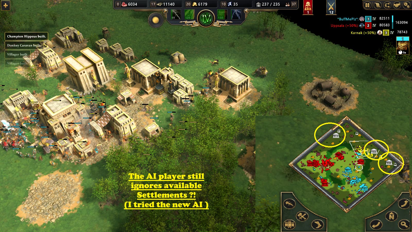 AI behaviour and Questions - Discussion - Age of Empires Forum