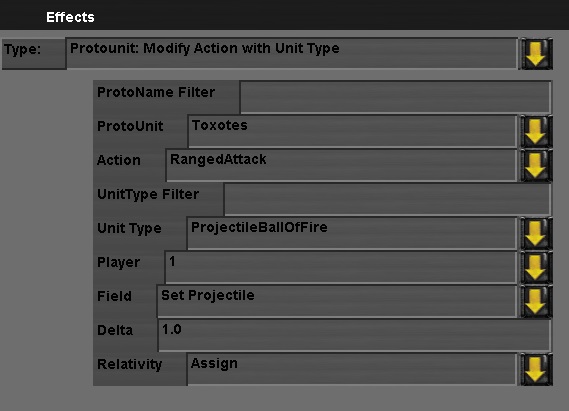 Scenario Editor: change unit projectile - Discussion - Age of Empires Forum