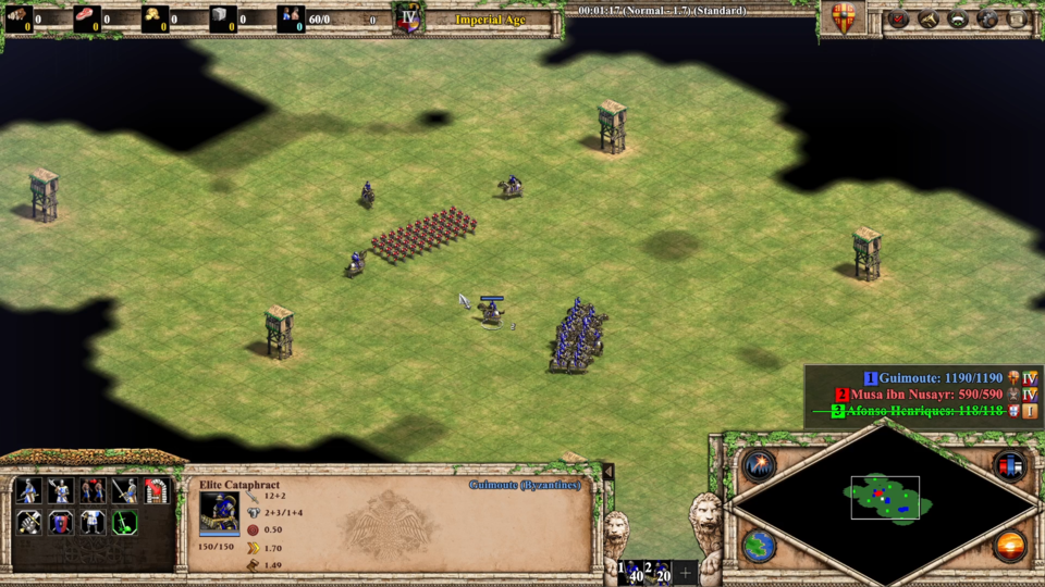 Enemy health bar does not appear upon first hit - II - Report a Bug - Age of Empires Forum