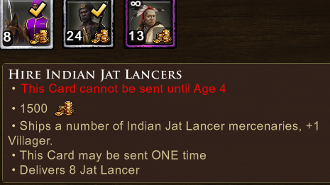 "Hire Indian Jat Lancers" has an incorrect copied description (British ...