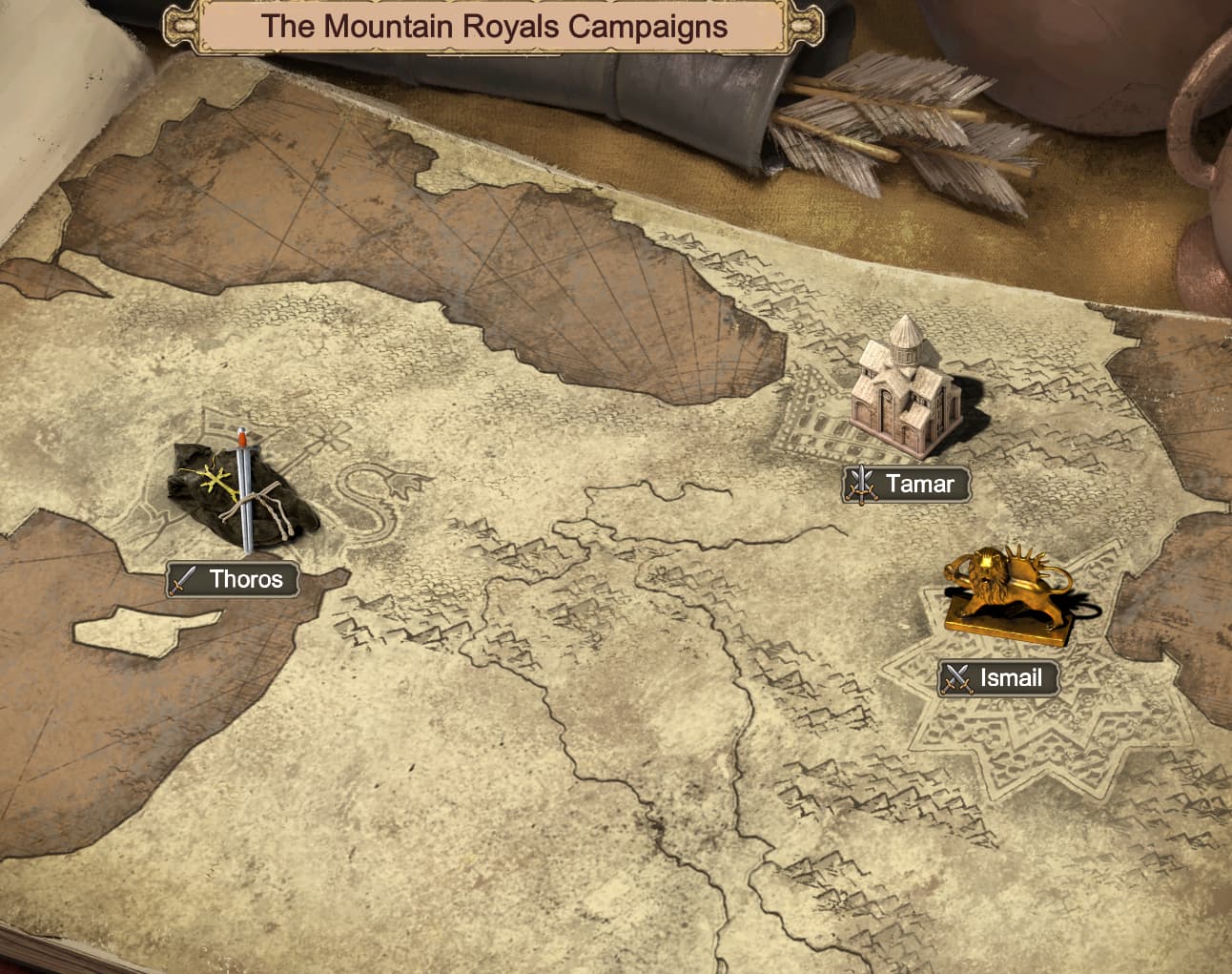 DotD, DoI and TMR DLCs campaigns overview map shows just a few ...