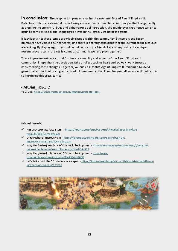[Document] Age of Empires 3: Definitive Edition URGENT UI improvements ...